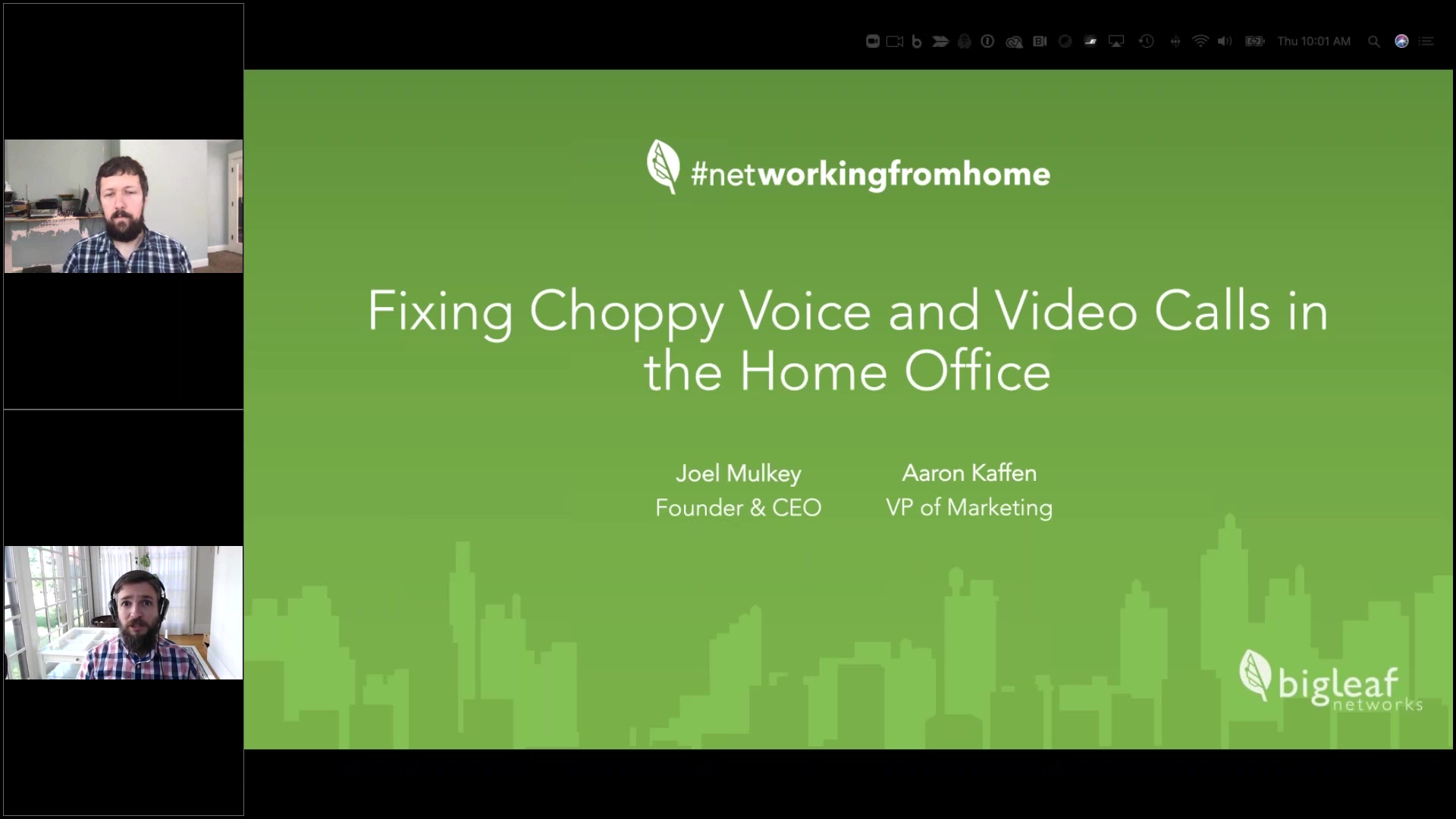Recording - Fixing Choppy Video and Voice Calls in the Home Office
